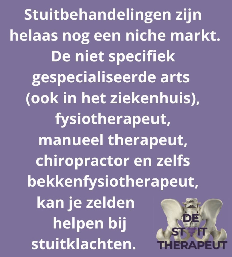 De behandeling van stuitpijn – destuittherapeut